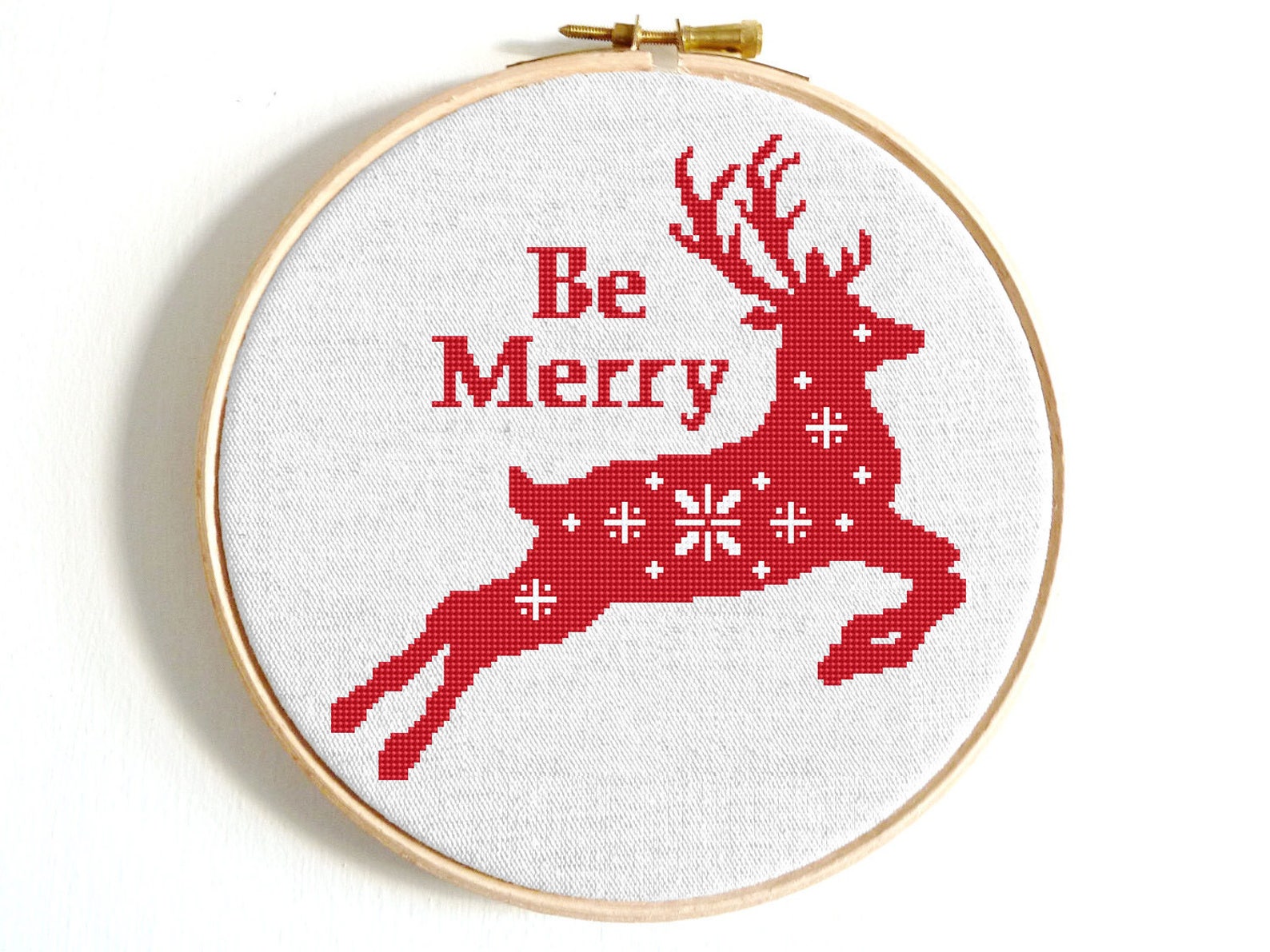 Christmas Cross Stitch Pattern Simple Cross Stitch Christmas - Etsy