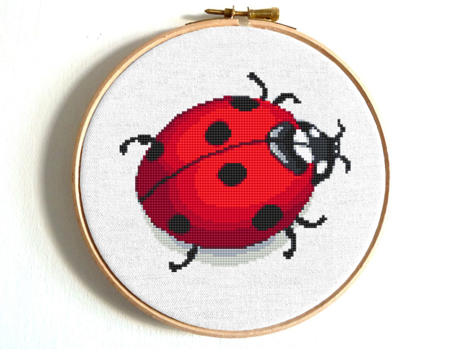 Ladybug Cross Stitch Pattern Animal Cross Stitch PDF Modern | Etsy