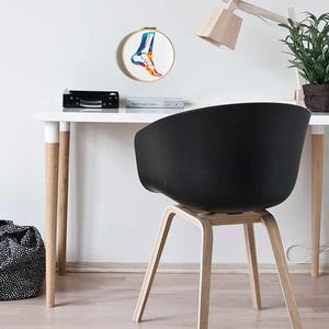 Anatomy Cross Stitch Pattern, Foot Cross Stitch, Colorful Foot, Anatomy ...