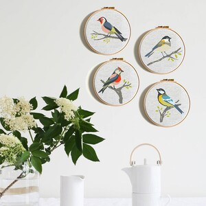 Birds Counted Cross Stitch Pattern PDF Floral Cross Stitch Cute Bird ...