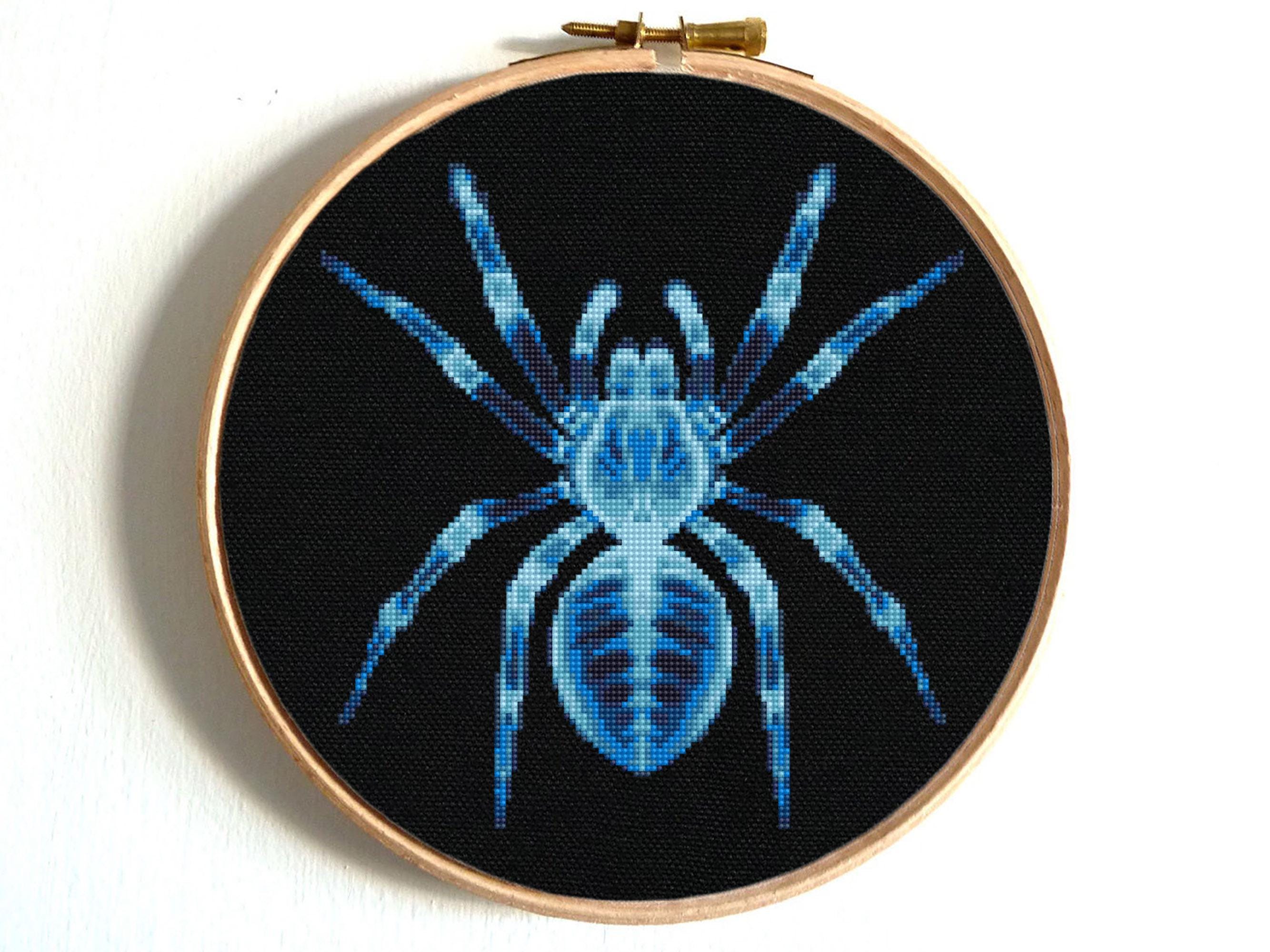 Funny Spider X-ray Cross Stitch Pattern, Spooky, Scary, Terrifying and ...
