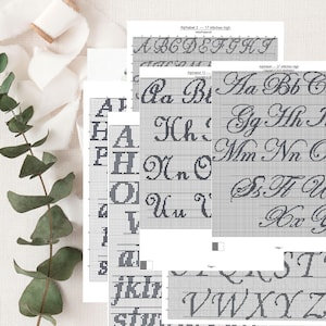 Modern Wedding Cross Stitch Pattern, Heart Embroidery With Custom Names ...