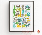 Shapes Poster for Kids, Educational Print, Shape Posters Classroom ...