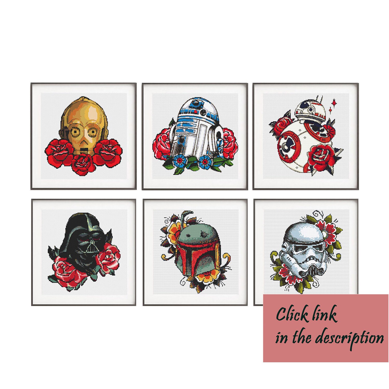 Star Characters Cross Stitch Pattern PDF Digital Wall Art - Etsy UK
