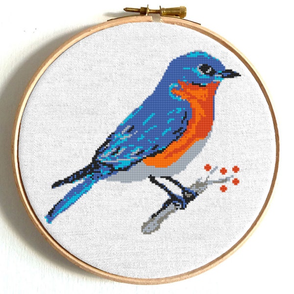 Bluebird Embroidery - Etsy