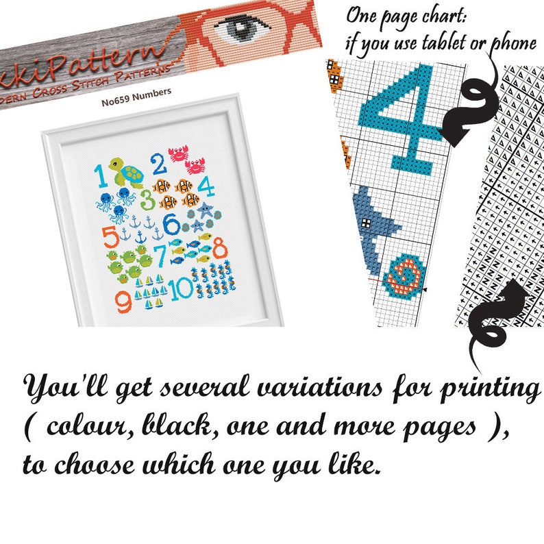 Baby Cross Stitch Pattern Numbers Cross Stitch Nursery Decor - Etsy