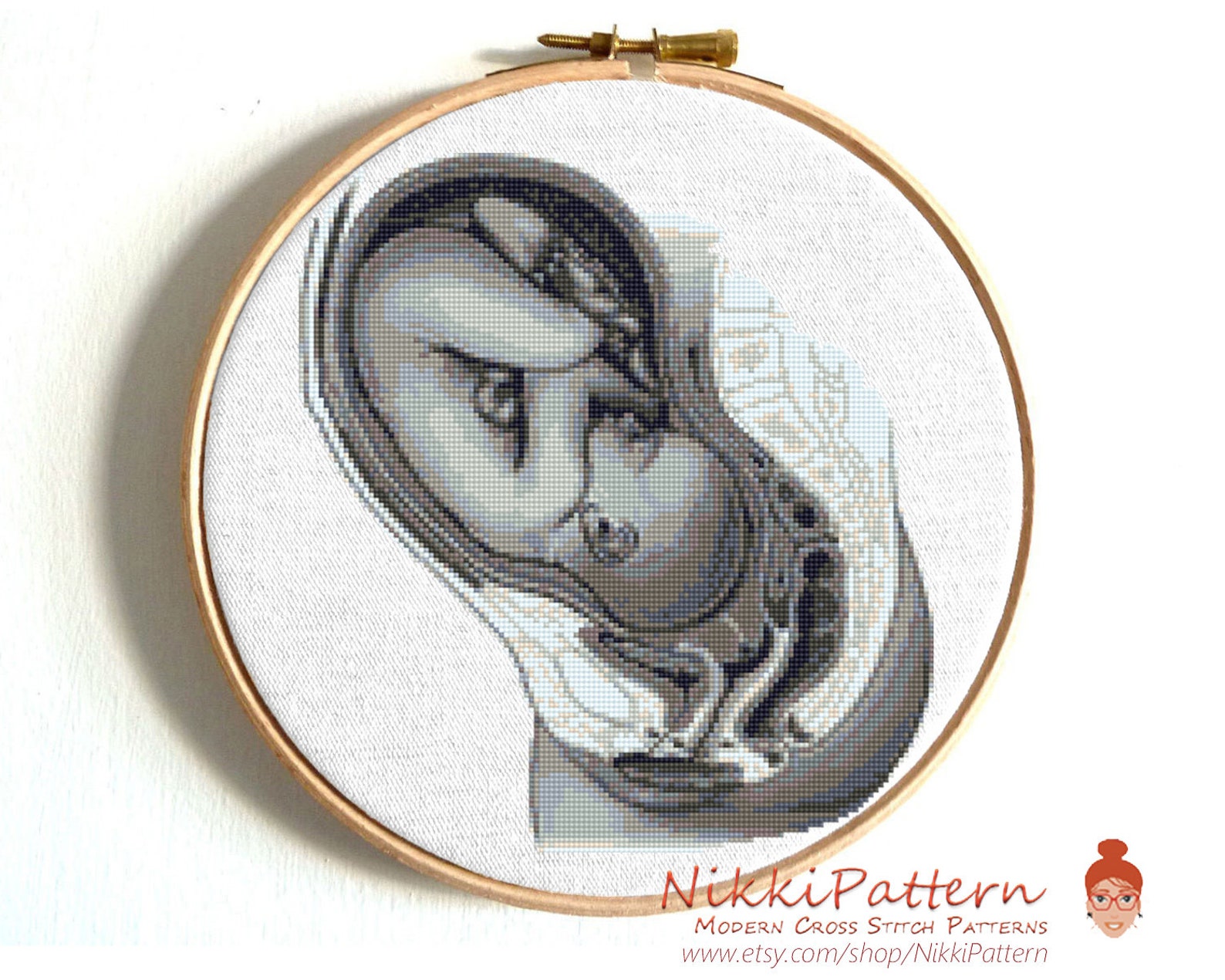 Pregnant Female Cross Stitch Pattern Anatomy Uterus Cross - Etsy