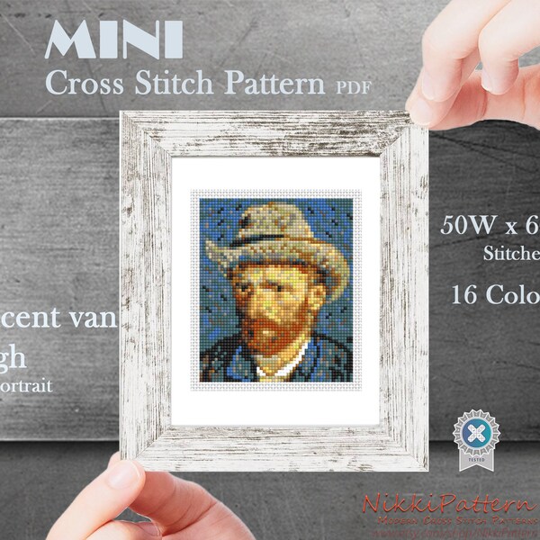 Self Portrait Cross Stitch - Etsy