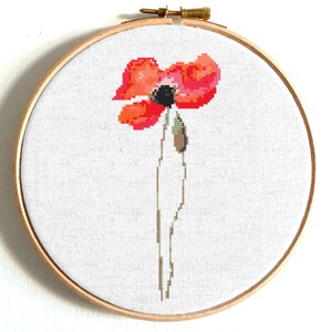 Floral Cross Stitch Pattern PDF Cool Cross Stitch Wonderful - Etsy