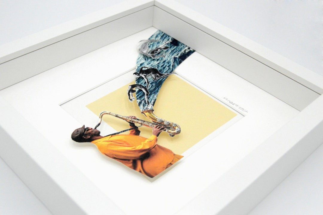 That's It_ Collage With Passepartout and White Frame. 3D Collage ...