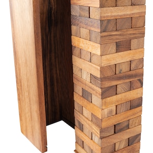 Premium Wooden Tower Block Stacking Building Blocks - Fun and ...