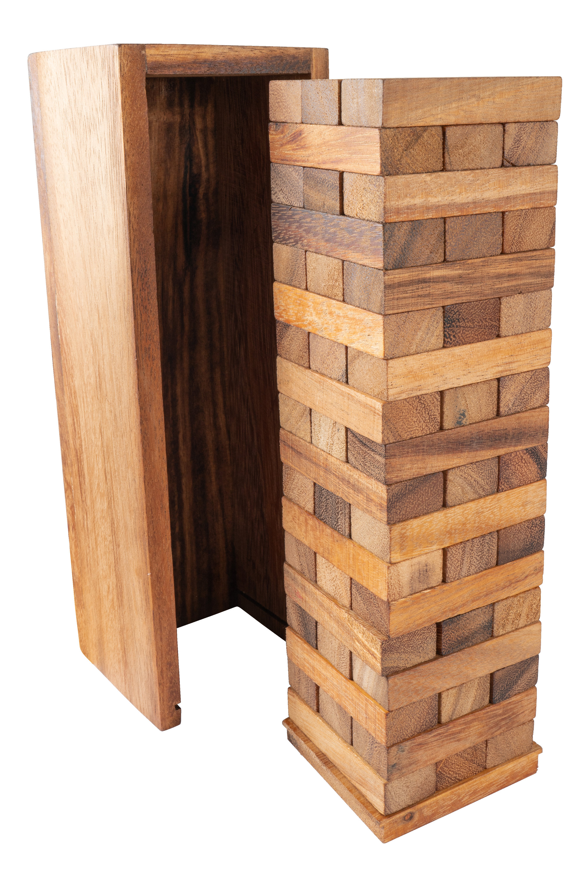 Premium Wooden Tower Block Stacking Building Blocks - Fun and ...
