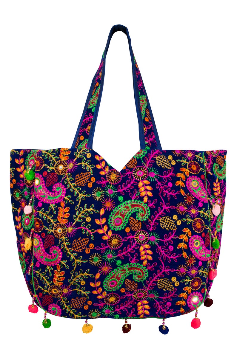Ethnic Indian Style Embroidered Bag Shoulder Strap - Etsy