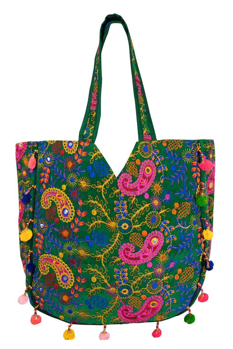 Ethnic Indian Style Embroidered Bag Shoulder Strap - Etsy