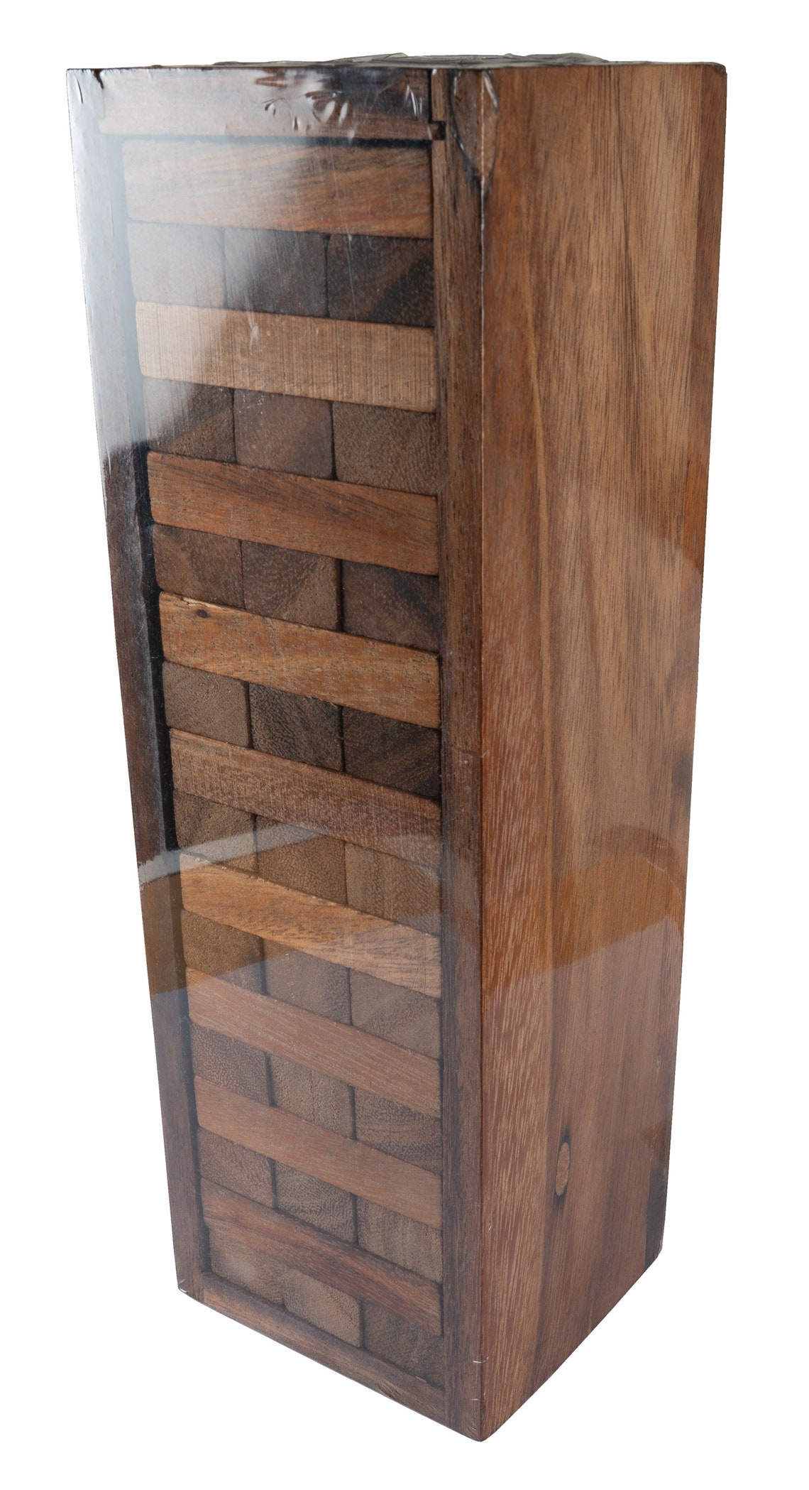 Premium Wooden Tower Block Stacking Building Blocks Fun and Educational ...