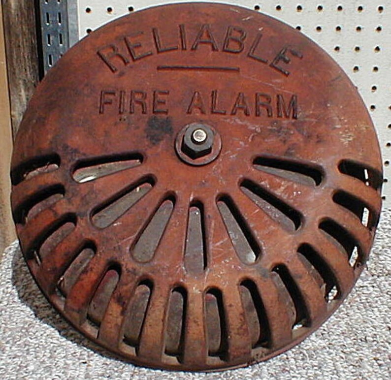 ANTIQUE Fire Station "fire ALARM Bell" Working Condition - Etsy