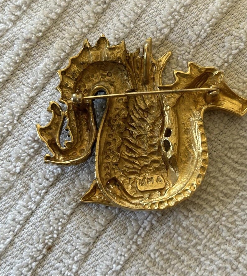 Vintage Metropolitan Museum Art MMA DRAGON Mythical Creatures PIN ...