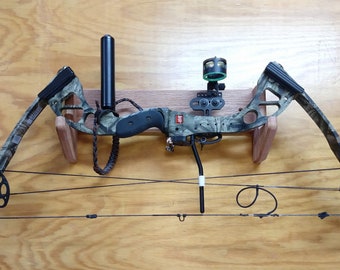 European Mount Plaque and Bow Holder Compound Bow Rack Display. Bow ...