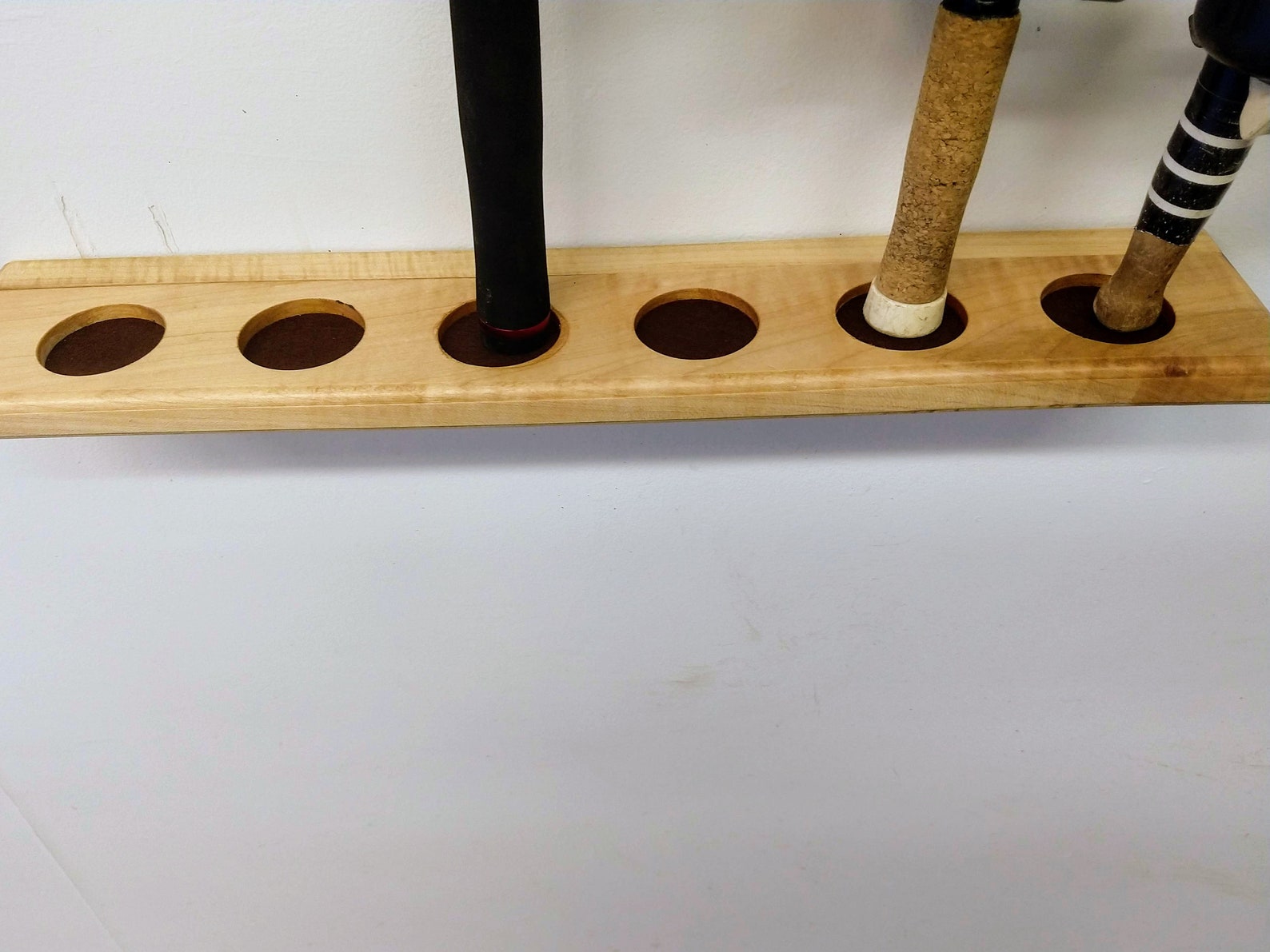 Wall Mount Fishing Pole Holder Wall Mount Rod Rack Fish - Etsy