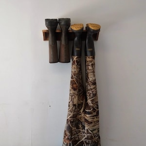 Wooden Wader Rack, Boot Rack, Wall Mount - Etsy