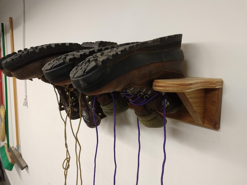 Wooden Wader Rack Boot Rack Wall Mount | Etsy