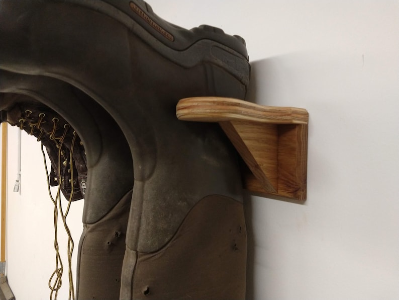 Wooden Wader Rack Boot Rack Wall Mount | Etsy