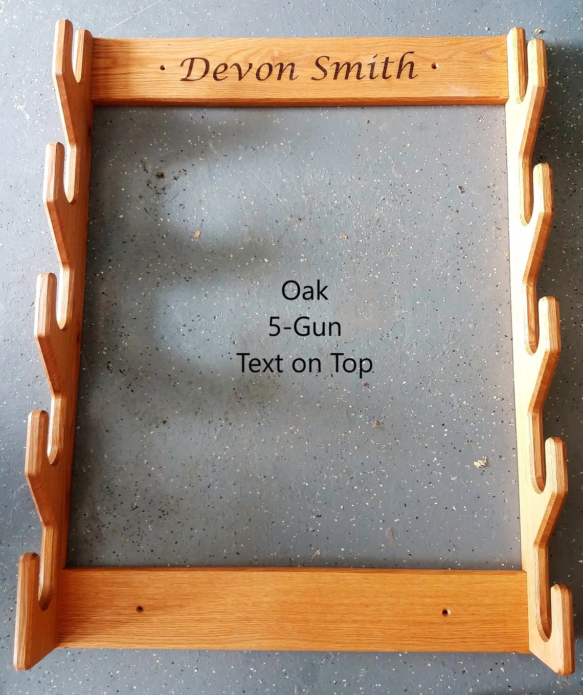 Wall Mount Horizontal Five Gun Rack Rifle Rack Shotgun Rack - Etsy