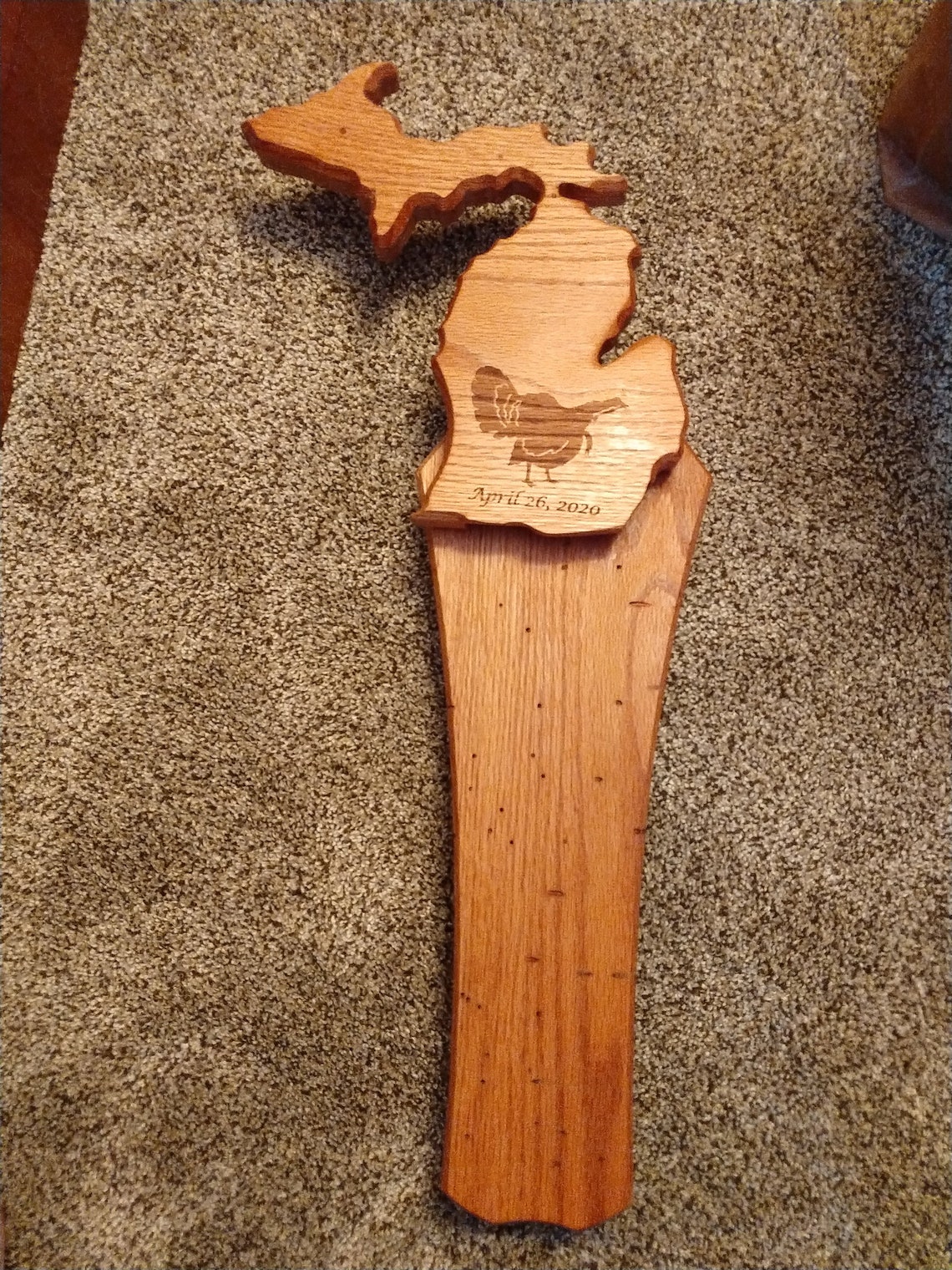 State Shaped Turkey Tail/wing Mount - Etsy