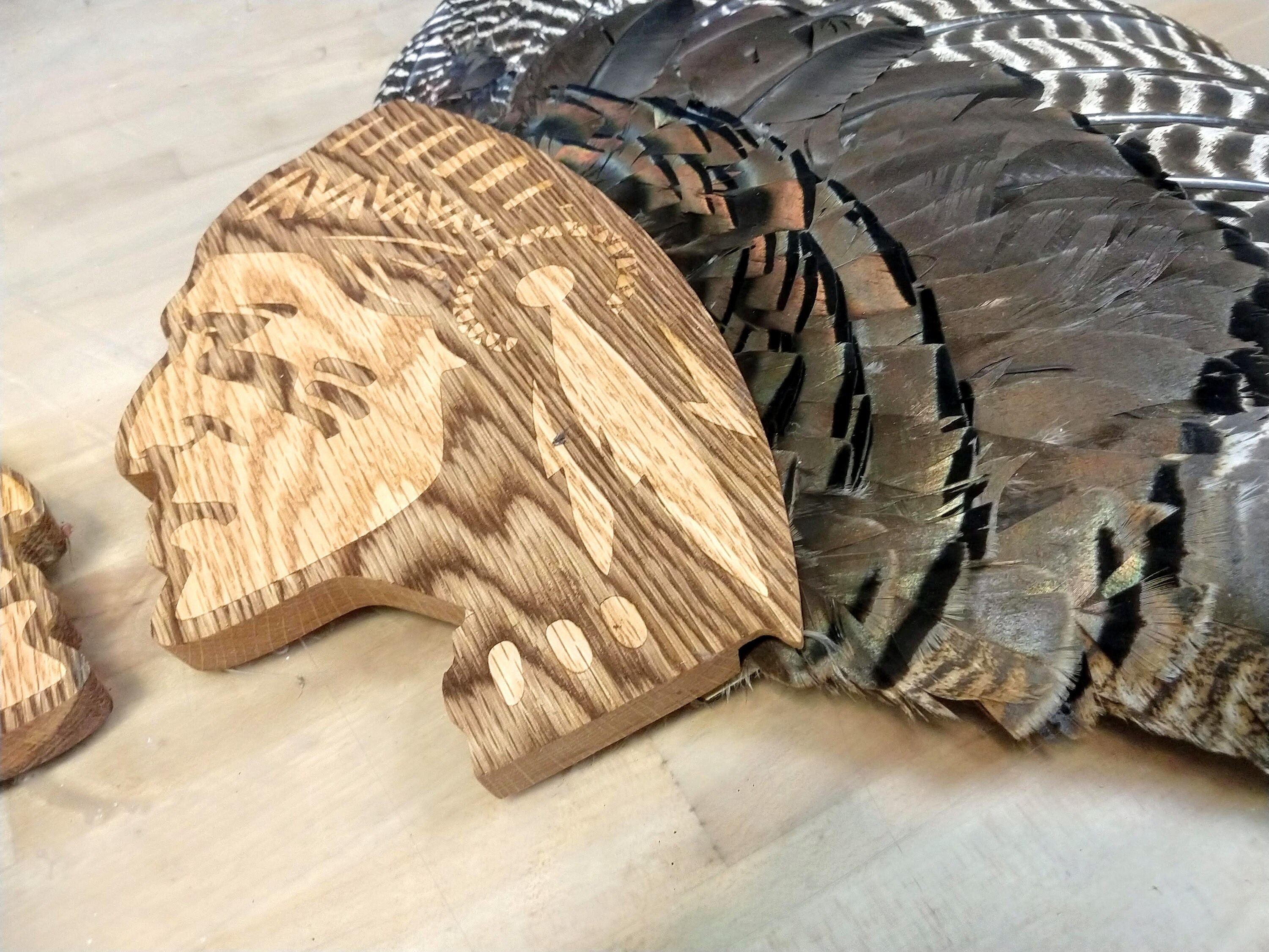 Turkey Wing Mount Indian Head - Etsy