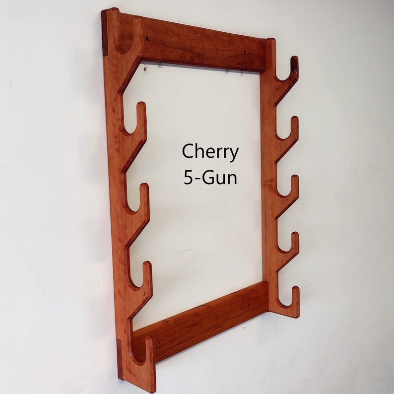 Wall Mount Horizontal Five Gun Rack, Rifle Rack, Shotgun Rack - Etsy