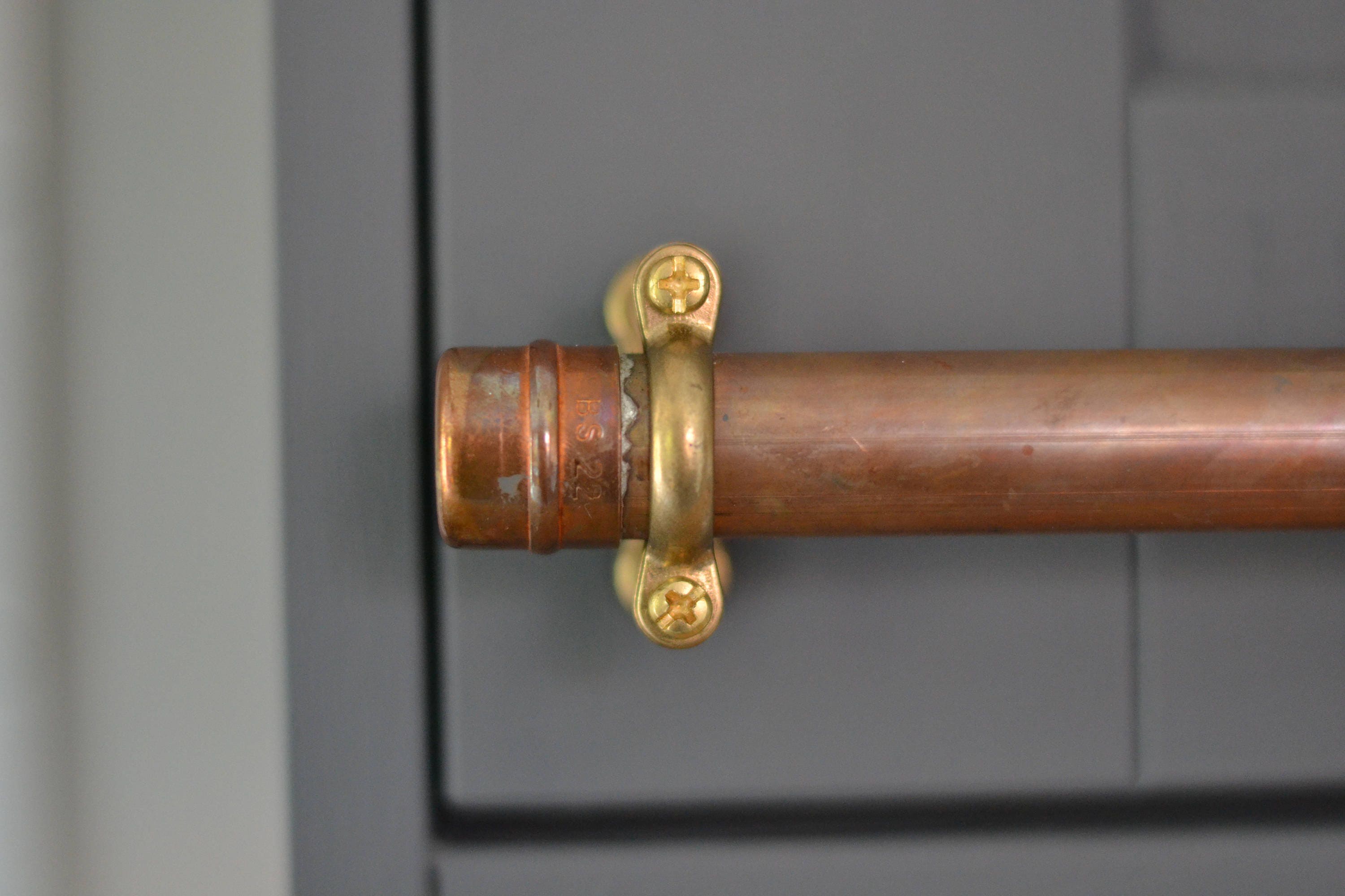 Industrial Style Copper Pipe Handles - Etsy UK