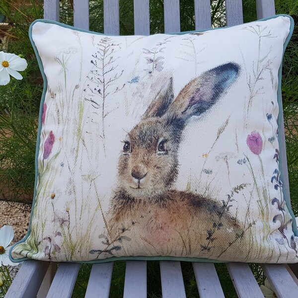 Rabbit Cushion - Etsy