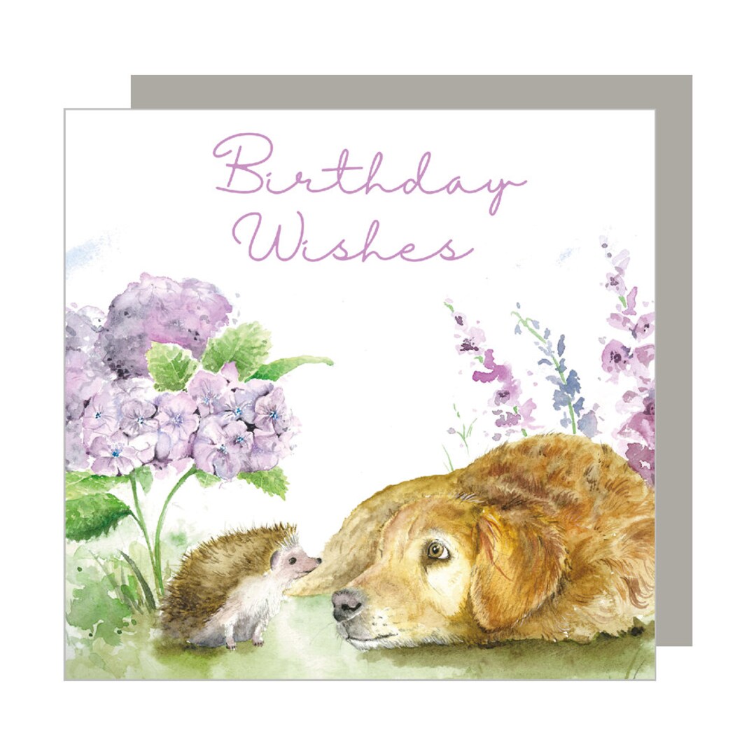 Birthday Wishes Waggy Tail Wishes Card - Etsy