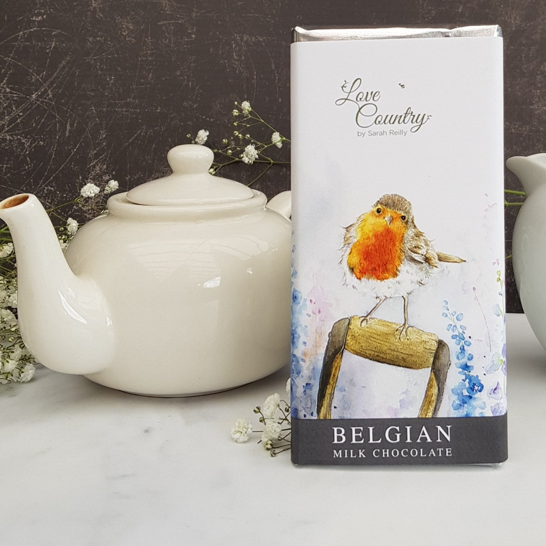 Robin Luxury Belgian Chocolate Bar Robin Lover Gift Chocolate Hamper ...