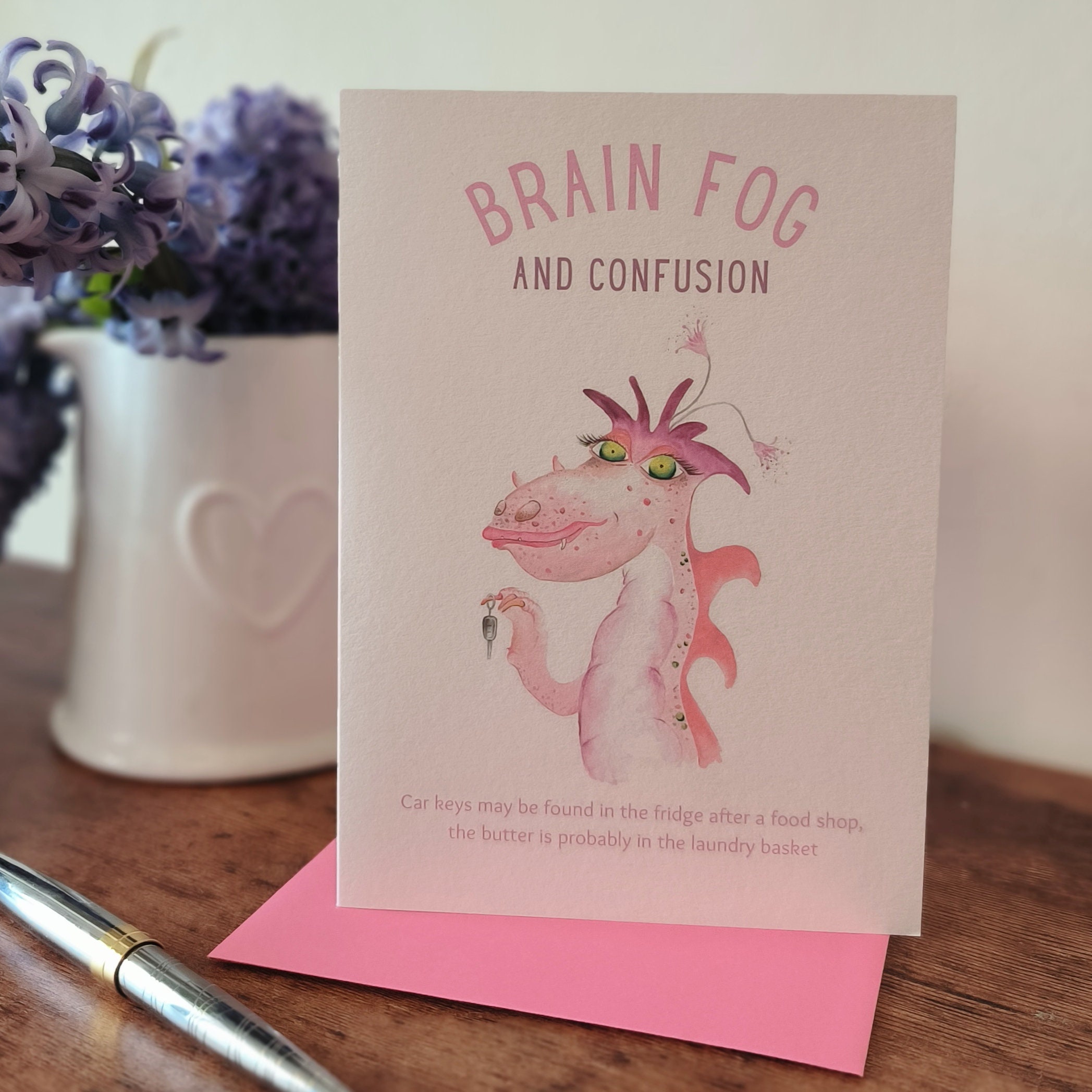 Funny Menopause Card Brain Fog Humour Menopause Card Funny - Etsy
