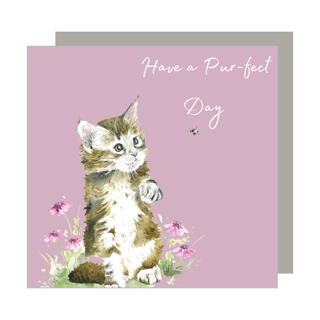 Have A Purfect Day Colourful Wishes Card - Etsy