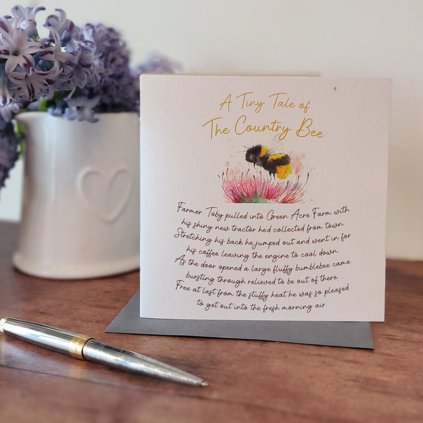 Pretty Bee Card Expanding Card Bumblebee Special Card Cute Bee - Etsy