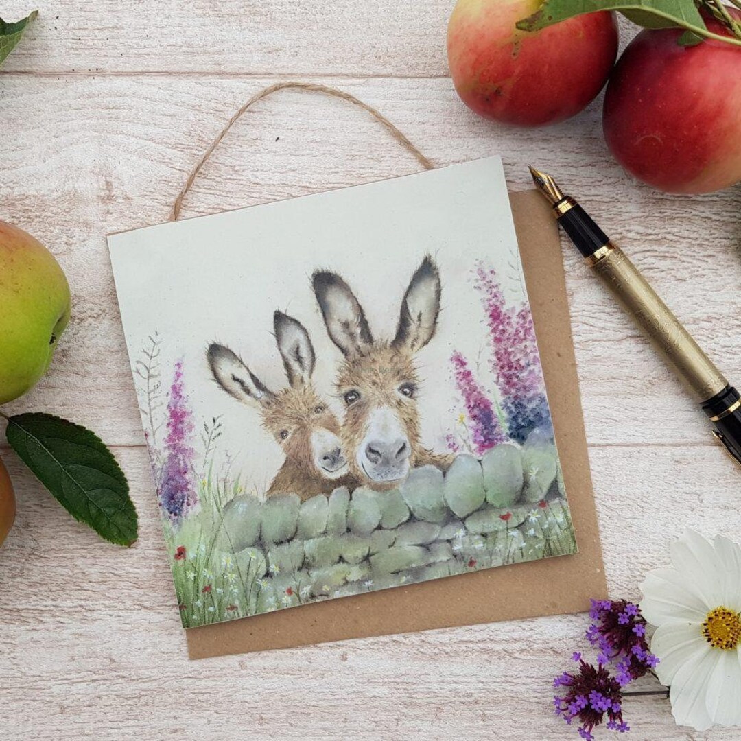 Pip and Poppy Wooden Forever Card - Etsy