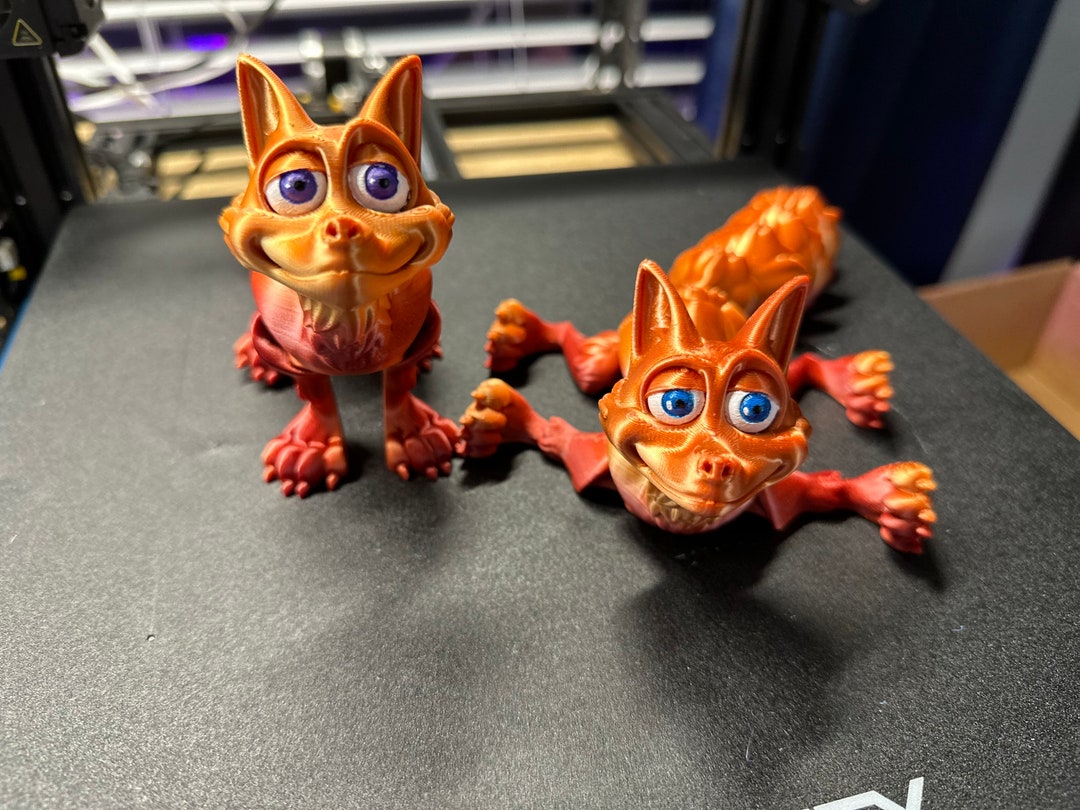 3D Printed Fox - Etsy
