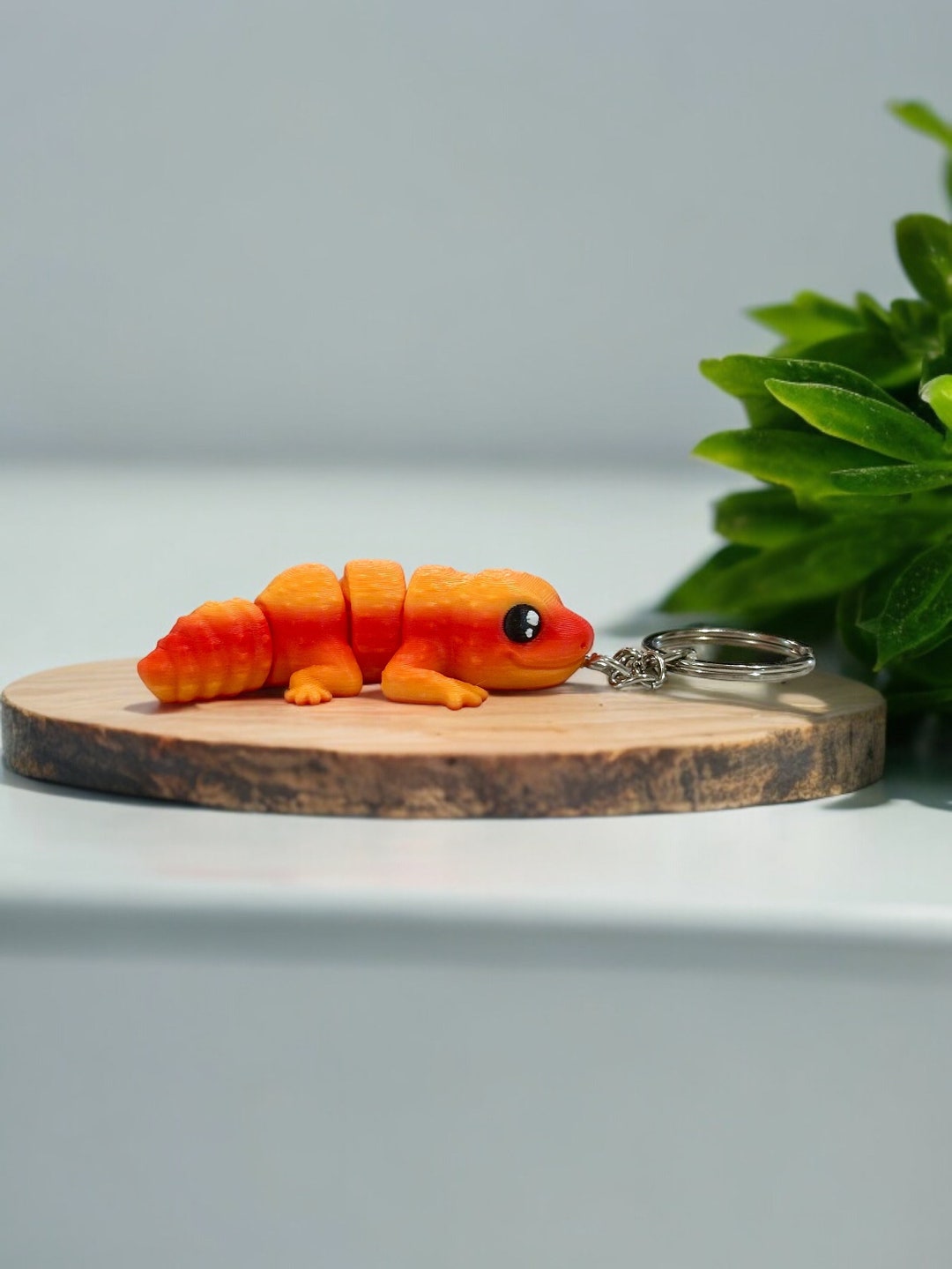 Mini Leopard Gecko Keychain - Etsy