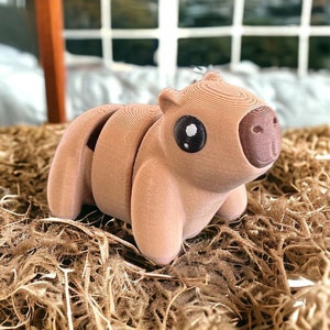 Mini Capybara Keychain - Etsy