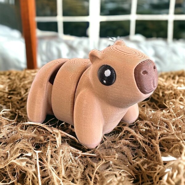 Capybara Mini Figurines - Etsy