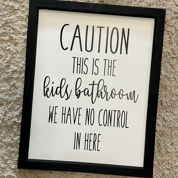 Kids Bathroom Signs - Etsy