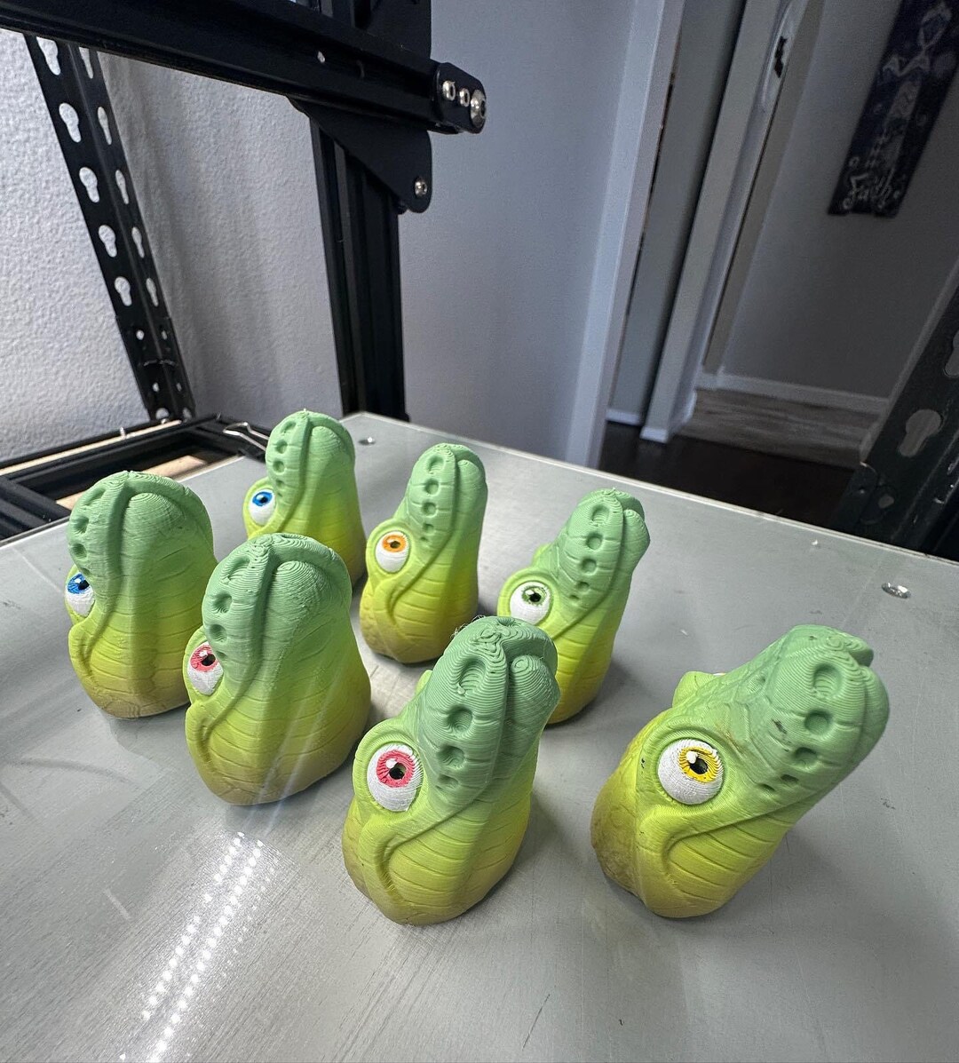 3D Printed Ball Python Head Magnet - Etsy