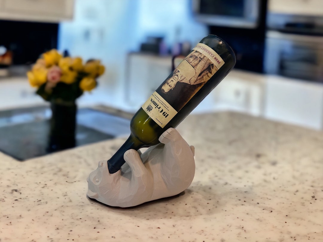 Bear Wine Bottle Holder / 3D Printed Wine Holder - Etsy