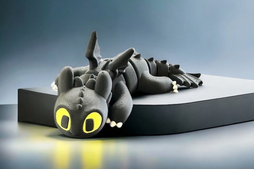 3d Printed Toothless / How to Train Your Dragon Inspired - Etsy UK