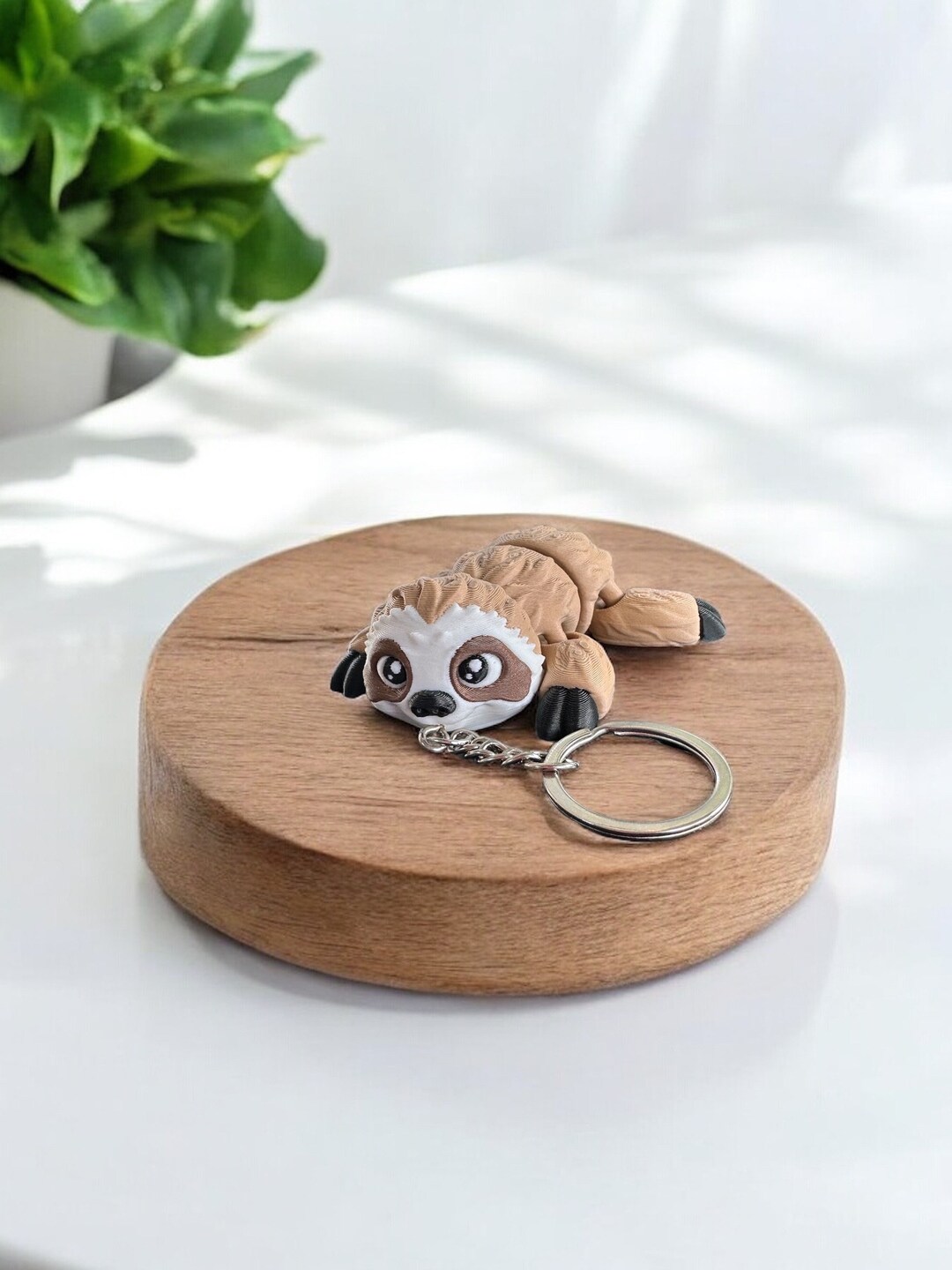 Mini Sloth Keychain / 3d Printed Sloth - Etsy