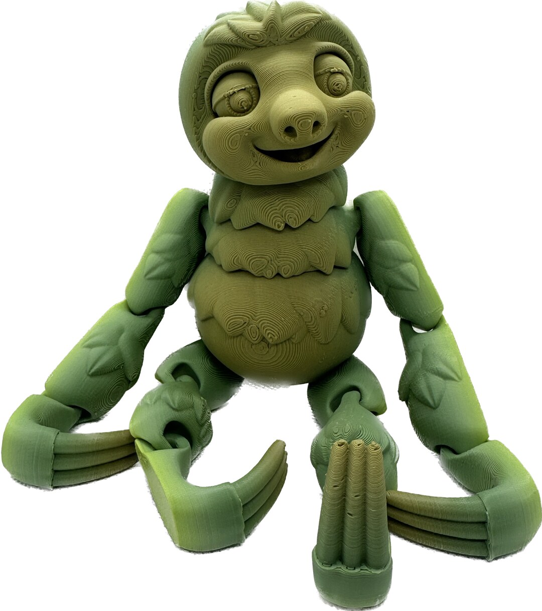 3D Printed Articulating Sloth - Etsy