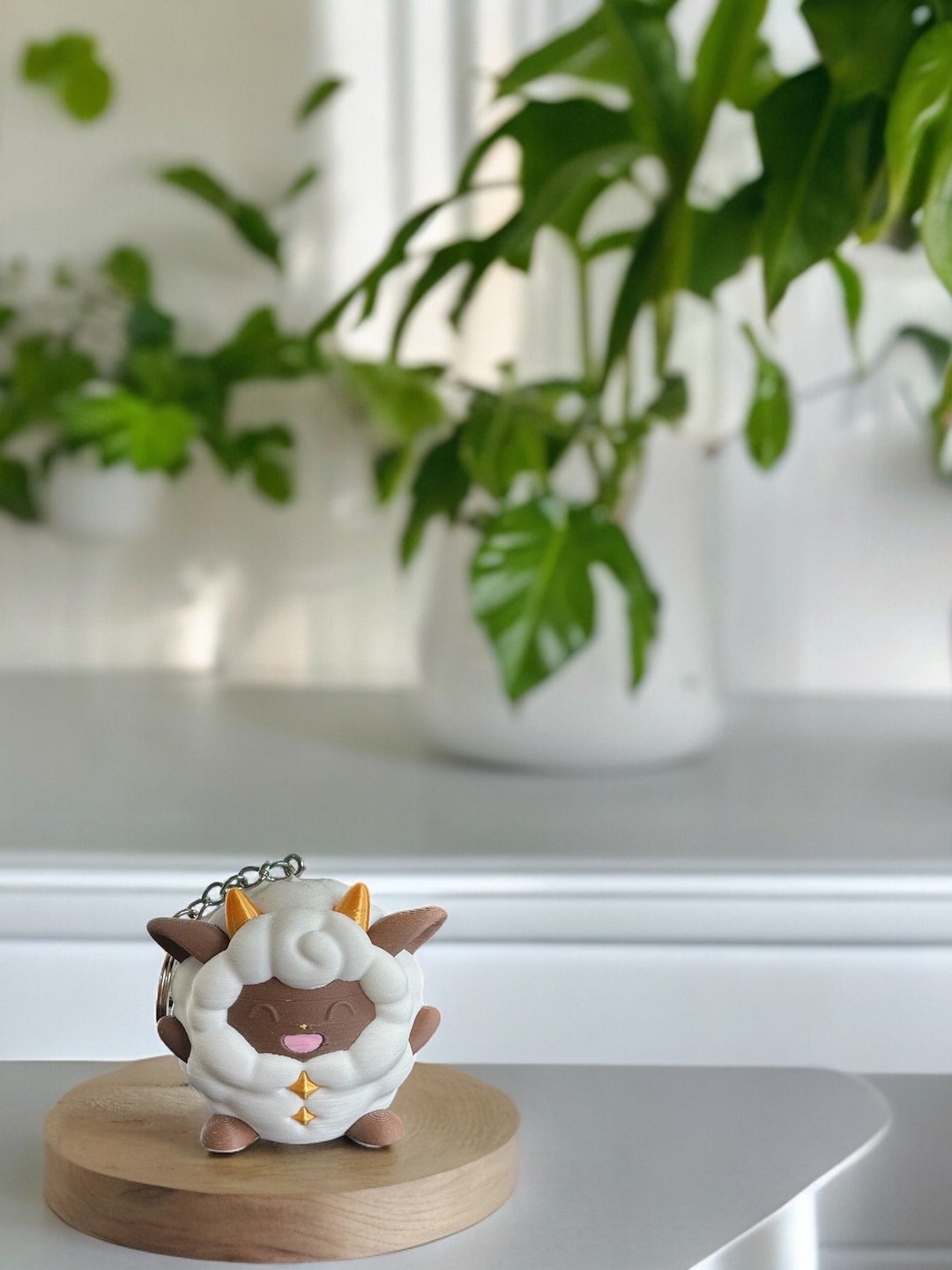 Lamball Inspired Keychain / Palworld Inspired Miniatures - Etsy