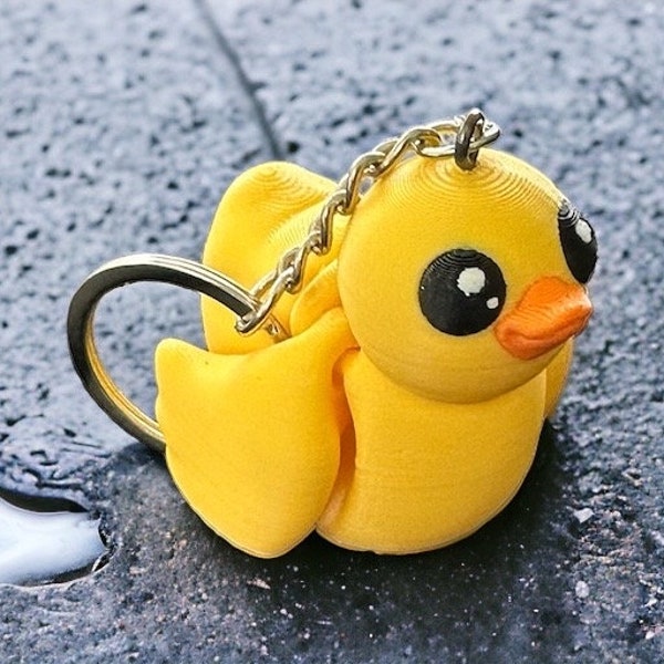 3d Printed Duck Keychains - Etsy